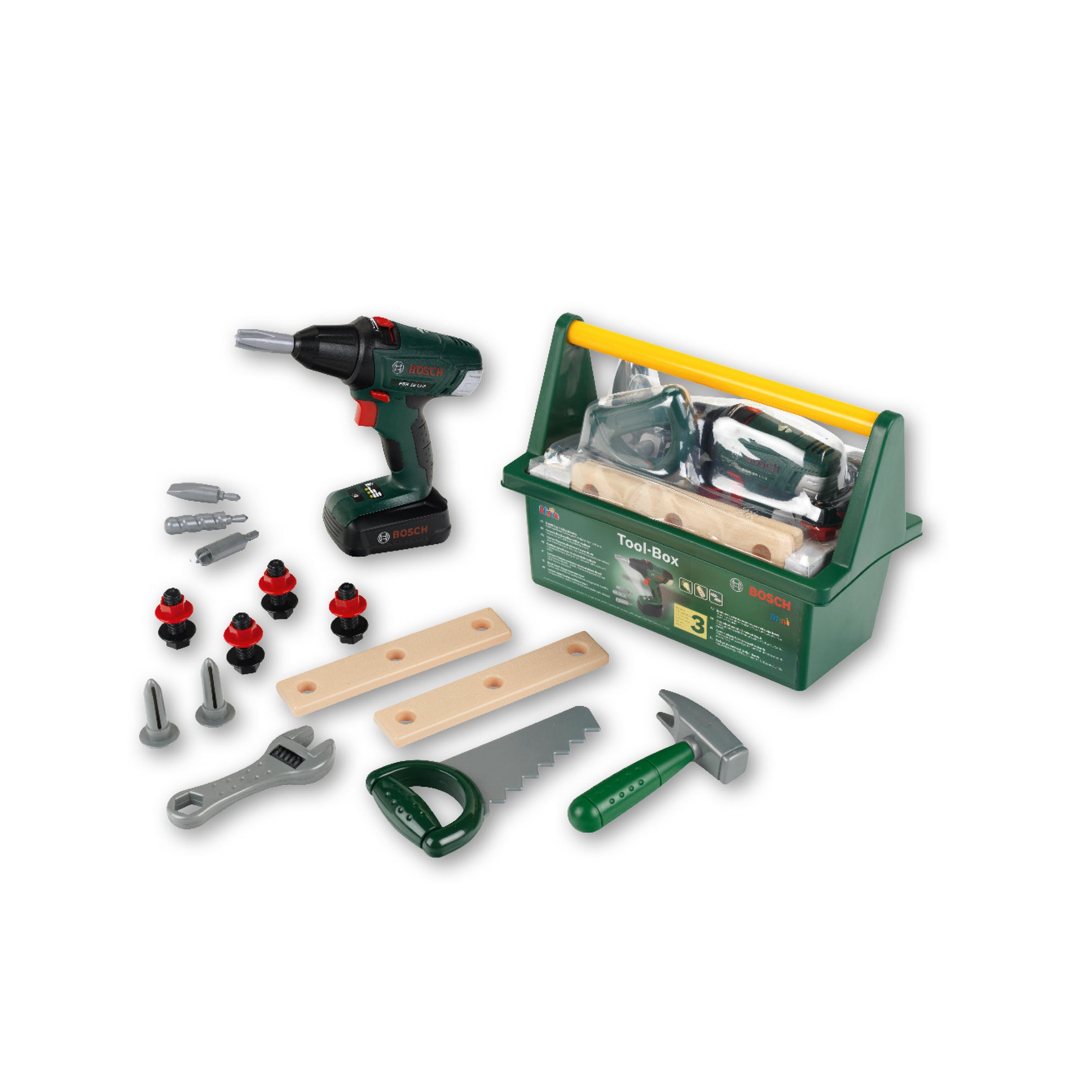 Tool box with cordless screwdriver – Klein Toys