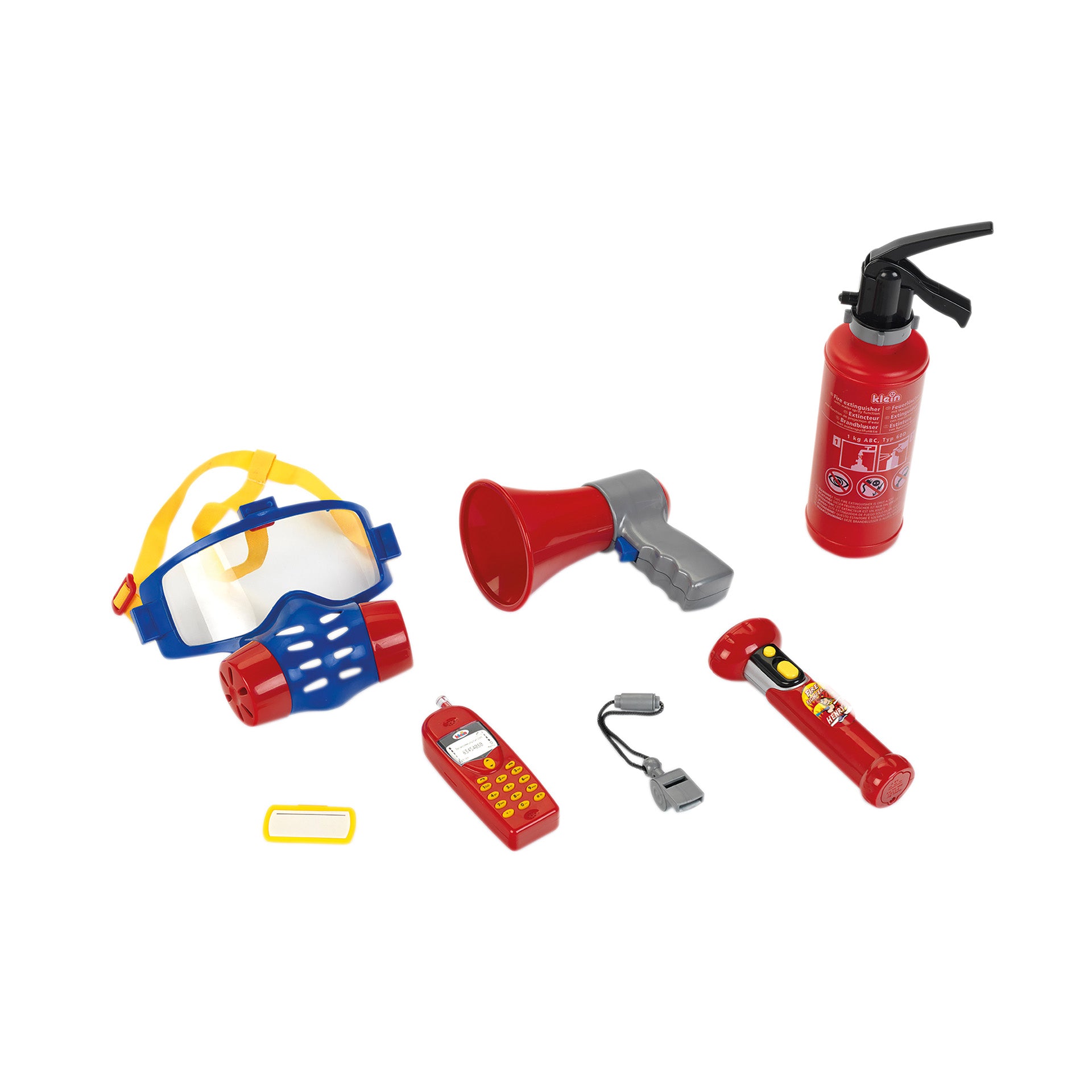 Firefighter set with mask, 7-piece – Klein Toys